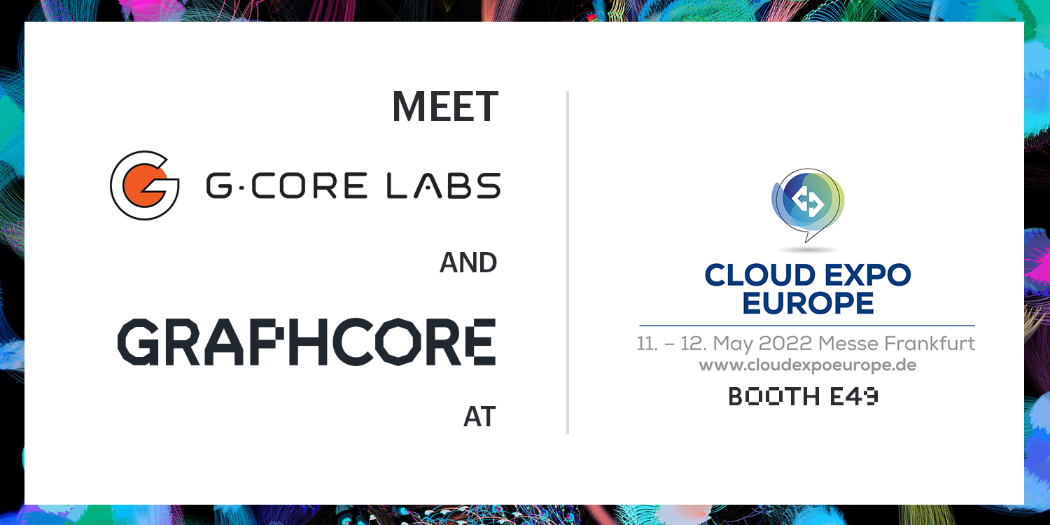 G-Core and Graphcore at Cloud Expo Europe Frankfurt 2022